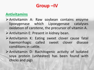 Anti nutritional factors and toxic elements in animal feed | PPTX