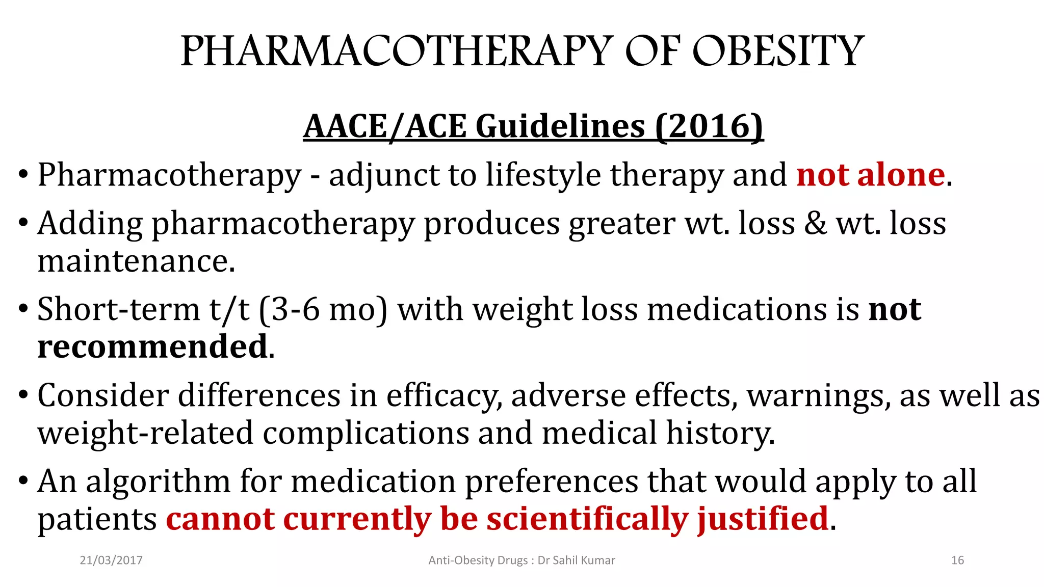 Anti obesity drugs | PPTX