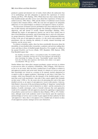 Anti-Oppressive Practice Emancipation Or Appropriation | PDF | Medical ...