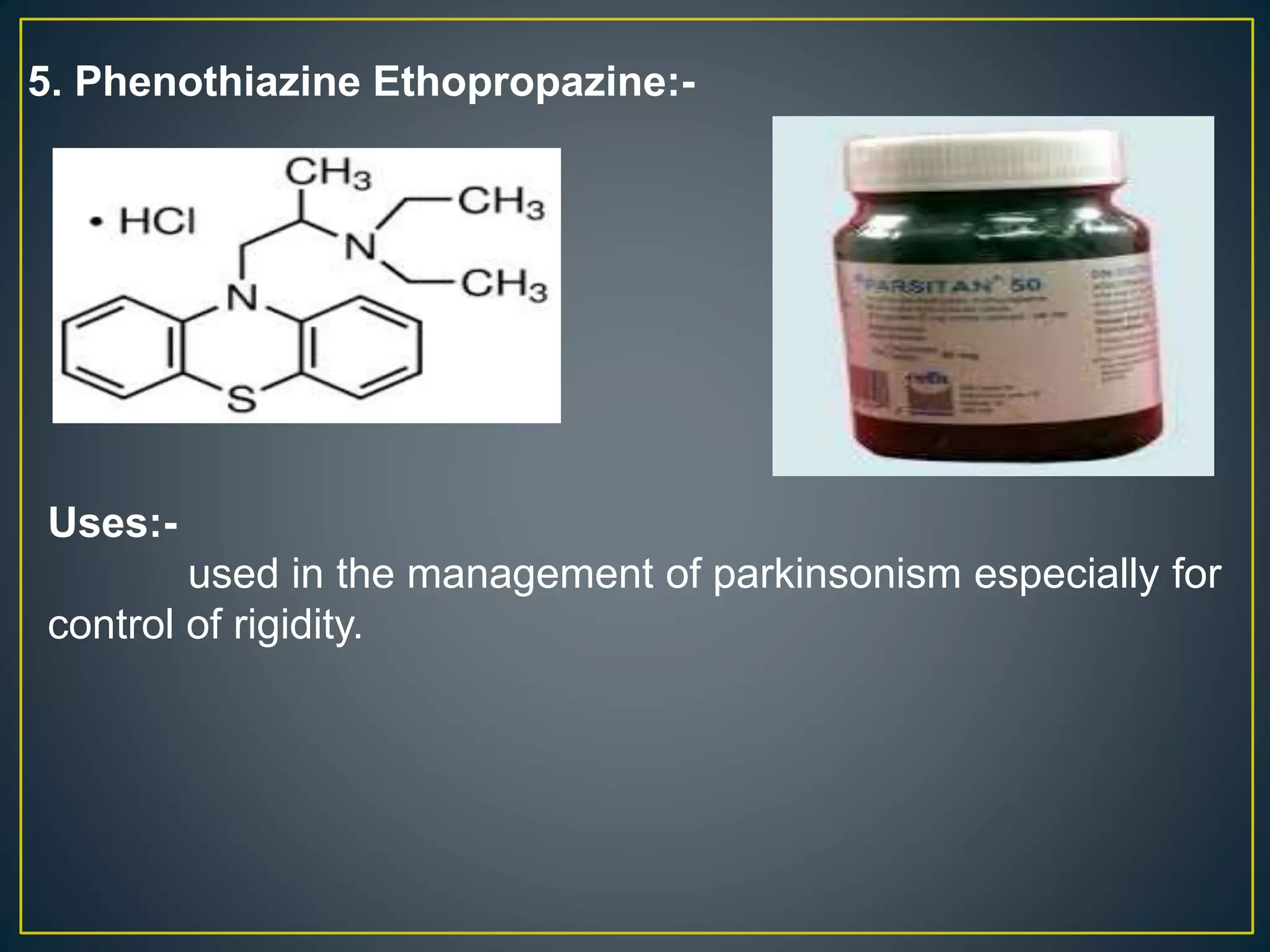 Anti parkinson | PPTX