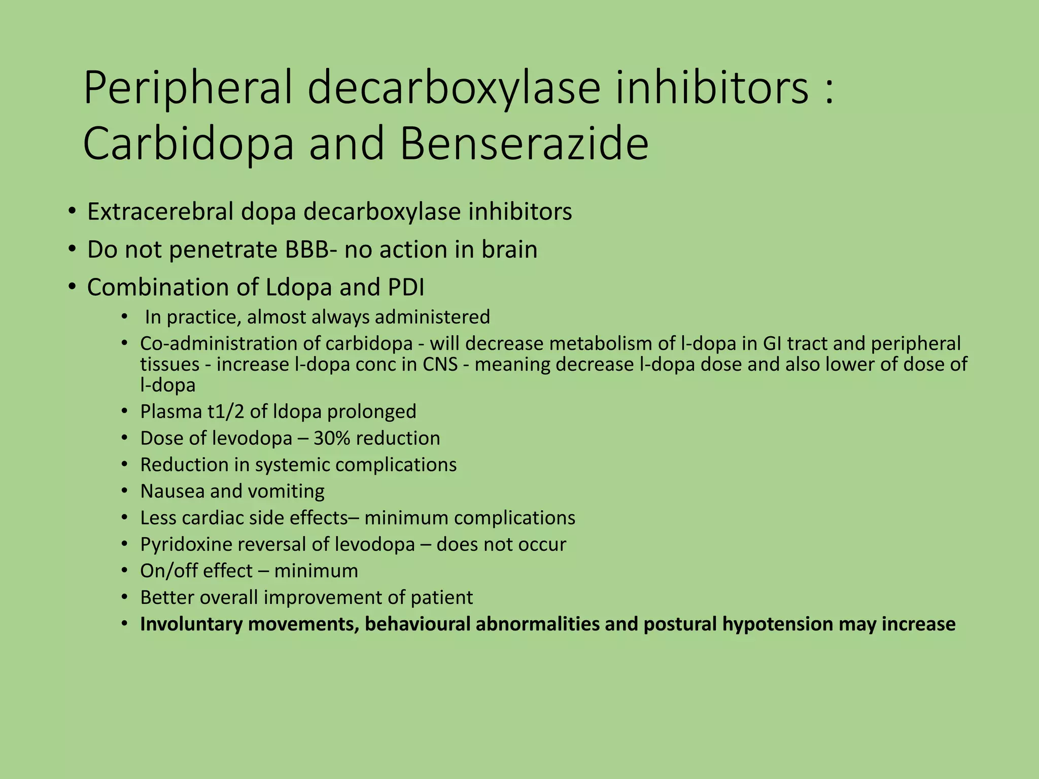 Anti parkinson drugs | PPT