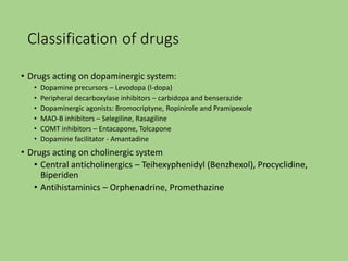 Anti parkinson drugs | PPT