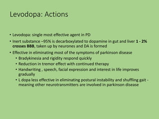 Anti parkinson drugs | PPT