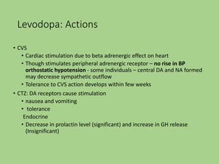 Anti parkinson drugs | PPT