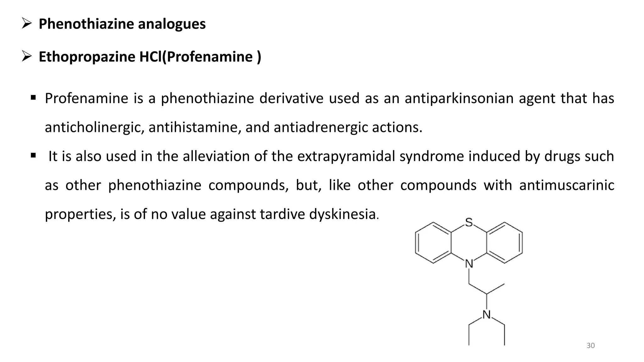 Anti -Parkinsonian Drugs-Medicinal Chemistry | PDF