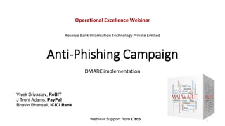 Anti-Phishing Webinar to implement DMARC for Email trust | PPT