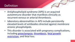 Anti phospholipids | PPT