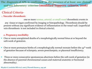 Anti phospholipid syndrome | PPTX