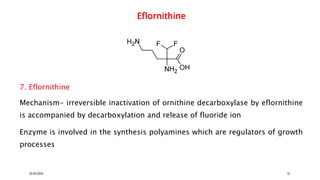 Anti-Protozoal drugs/agents/drugs for protozoal infection | PPTX