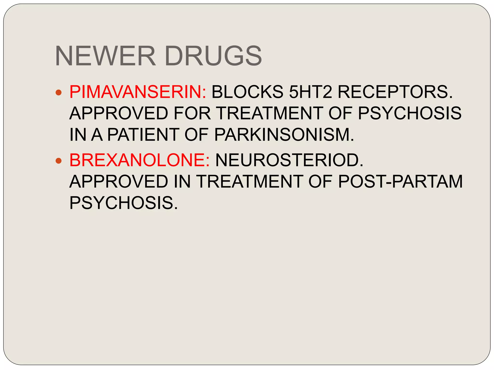 Anti psychotic and antidepressant drugs | PPTX