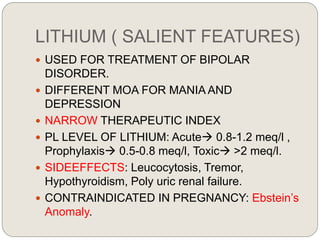 Anti psychotic and antidepressant drugs | PPTX