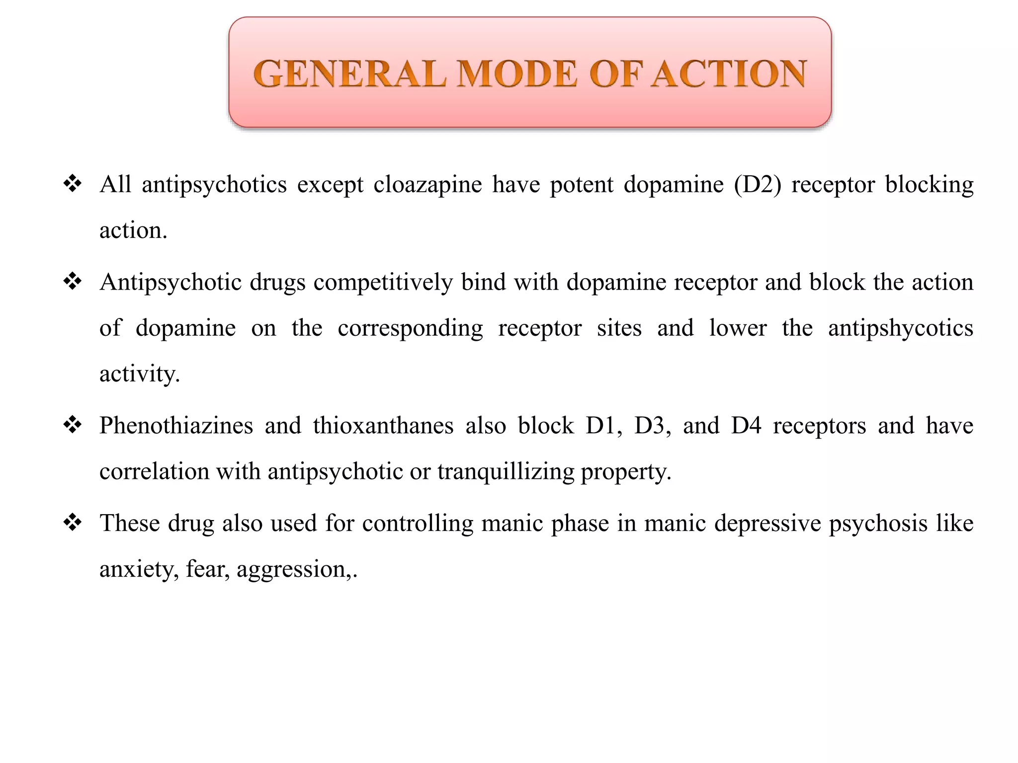 Anti psychotics drug _Sem IV_ Medicinal Chemistry- I | PPTX