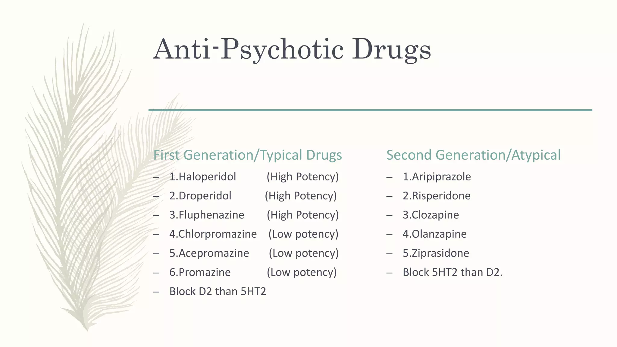 Anti psychotics mnemonics | PPTX