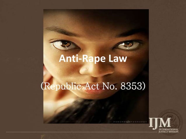 Anti rape law visayan