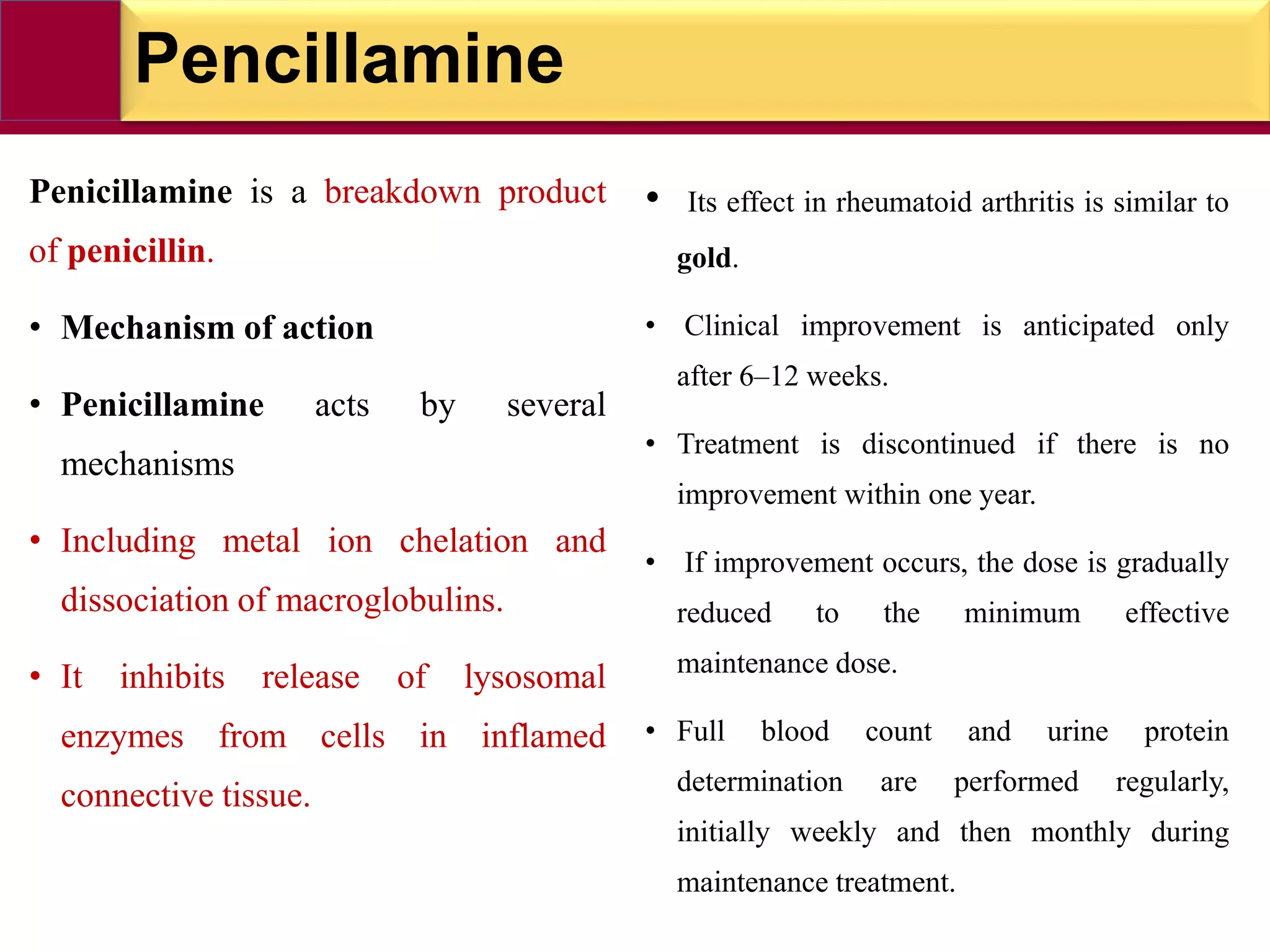 Anti-Rheumatic drugs | PPTX