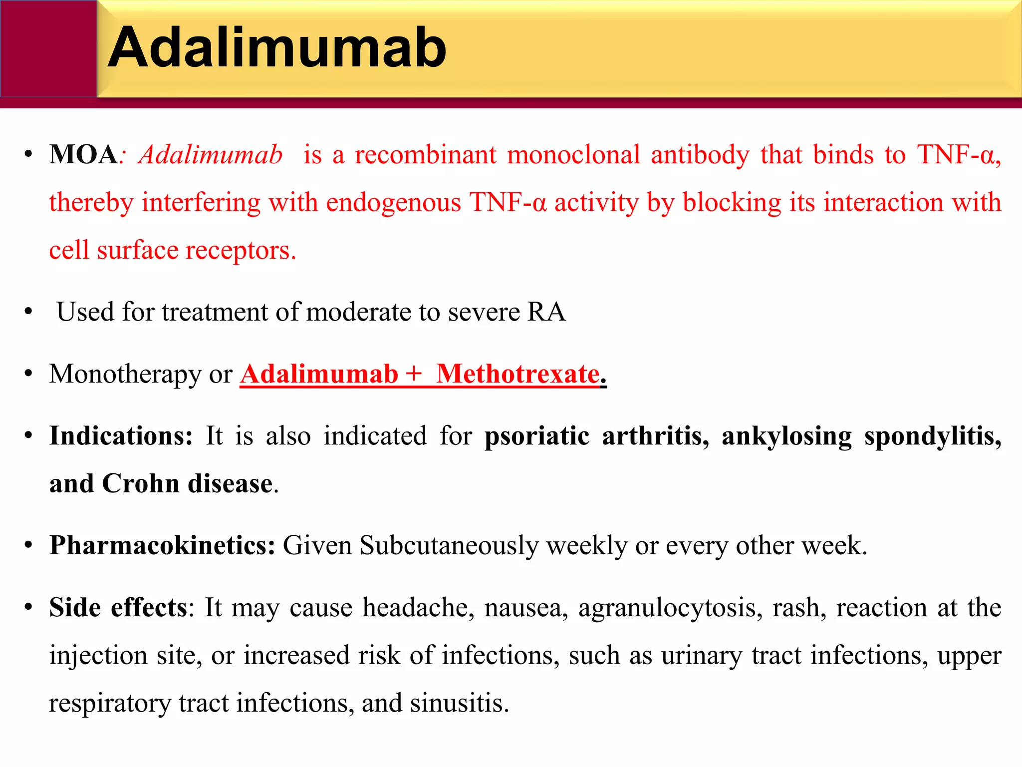 Anti-Rheumatic drugs | PPTX