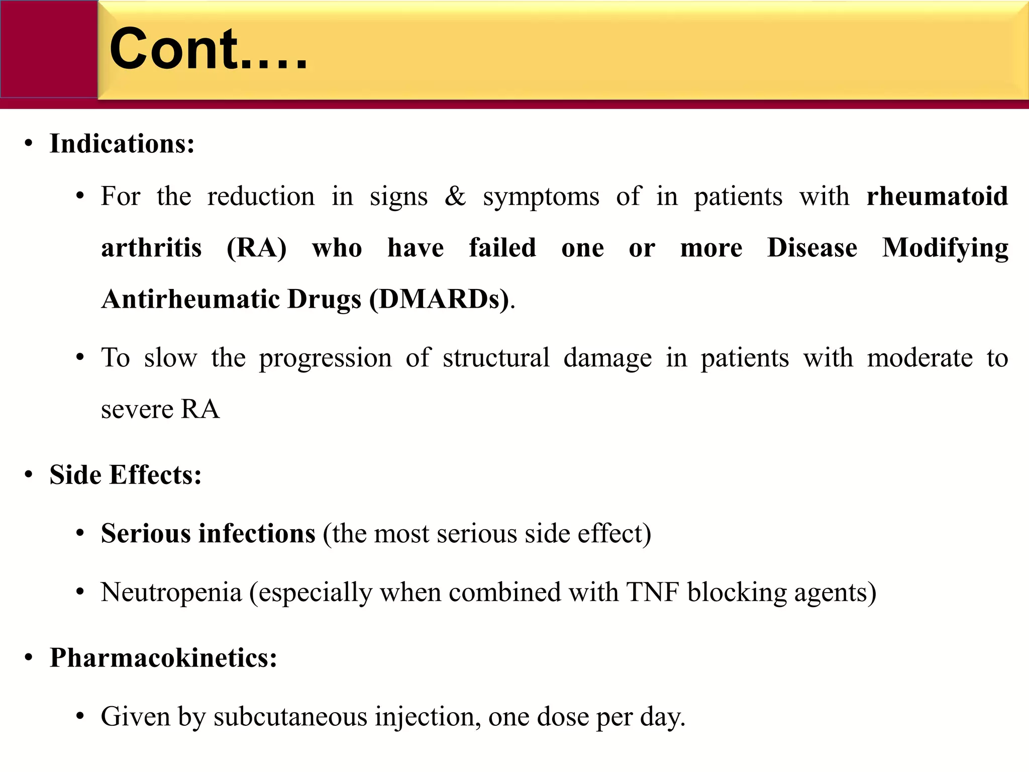 Anti-Rheumatic drugs | PPTX