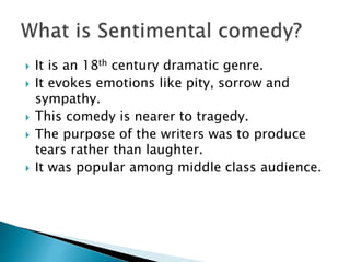 Anti sentimental comedy | PPTX | Comedy | Genres