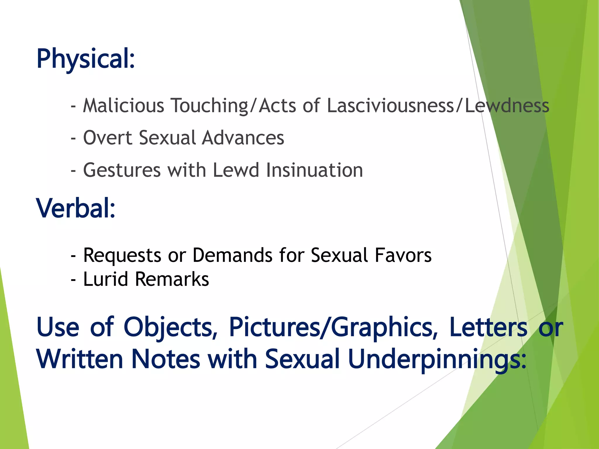 Anti Sexual Harassment Ppt Pptx