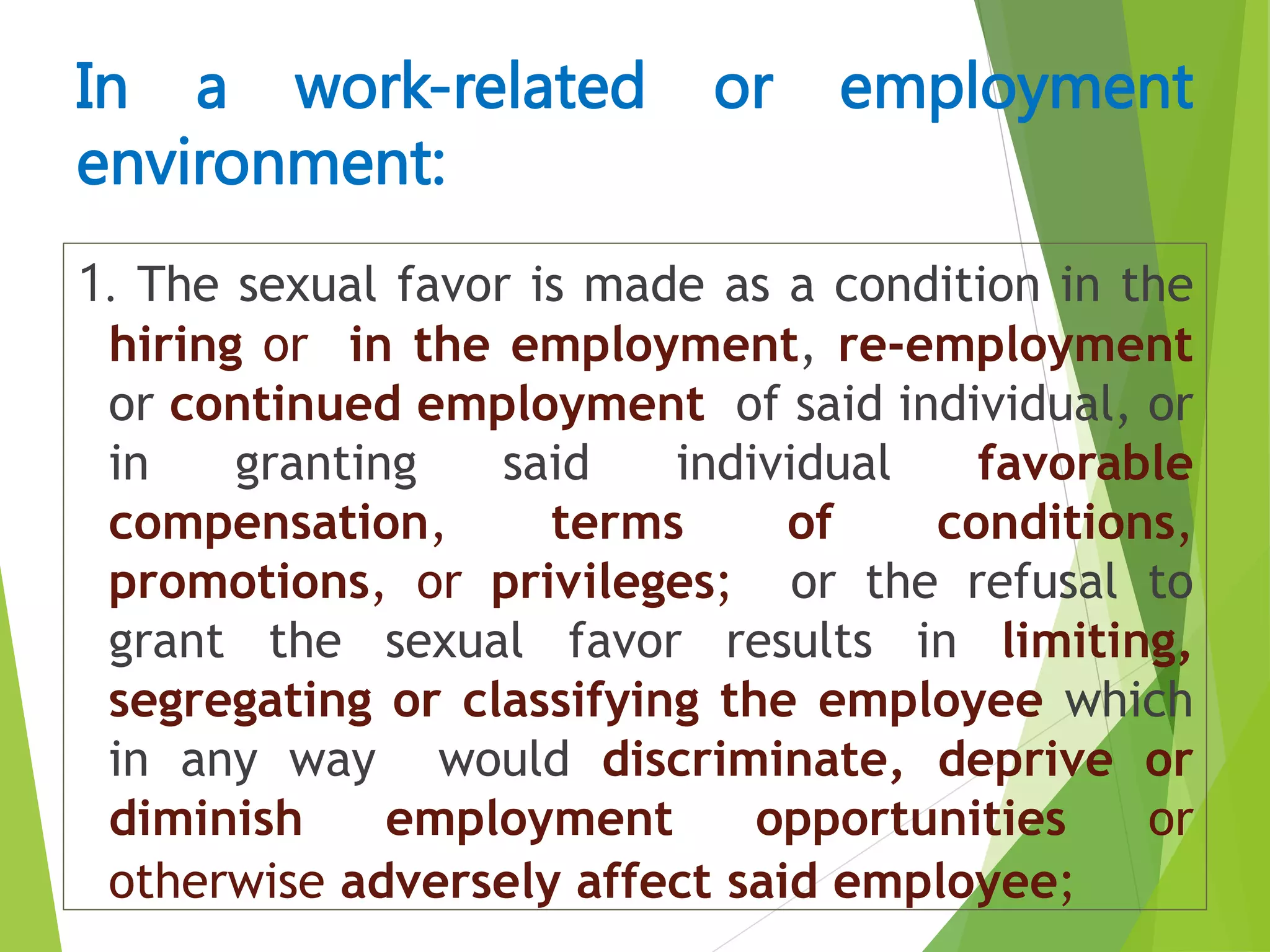 Anti Sexual Harassment Ppt Pptx Free Download