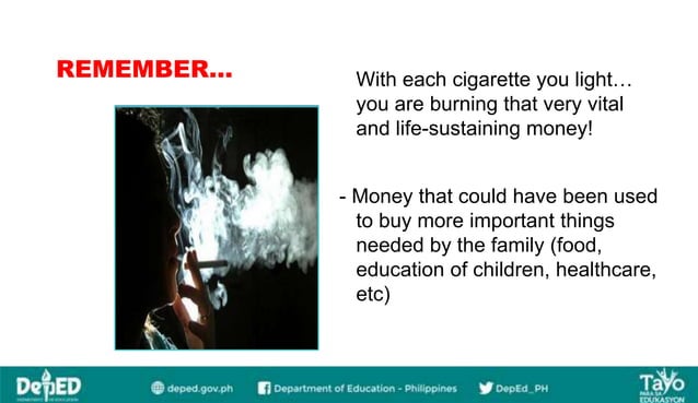 ANTI-SMOKING-HEALTH-EDUCATION-CAMPAIGN.pptx | Illegal Drugs, Tobacco ...