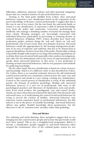 Anti-Social Behaviour, Crime Control And Social Control | PDF