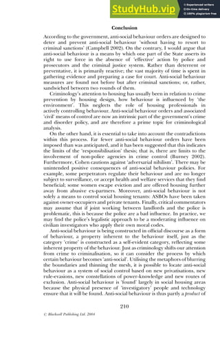 Anti-Social Behaviour, Crime Control And Social Control | PDF