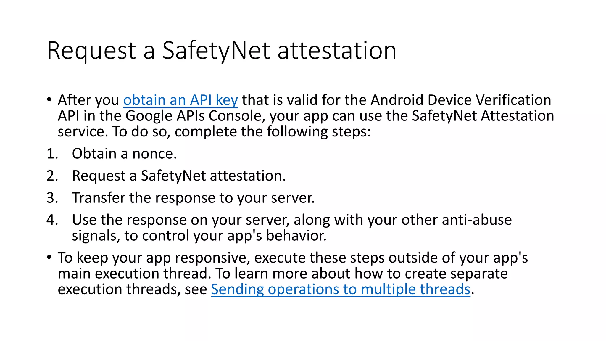 Anti-tampering in Android and Take Look at Google SafetyNet Attestation ...