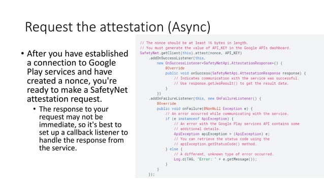 Anti-tampering in Android and Take Look at Google SafetyNet Attestation ...
