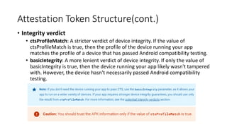 Anti-tampering in Android and Take Look at Google SafetyNet Attestation ...