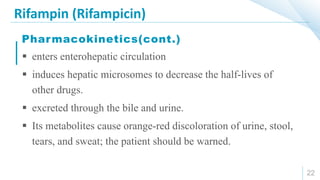 Anti-Tuberculous & Anti-leprosy drugs | PPTX