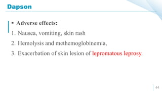 Anti-Tuberculous & Anti-leprosy drugs | PPTX