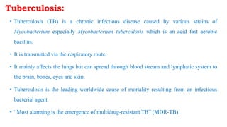 Anti tuberculosis Agents | PPTX
