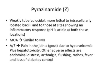 Anti-TB & anti leprosy drugs | PPTX