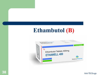 Anti- TB Drugs- Tuberculosis Drugs {Pharmacology} | PDF