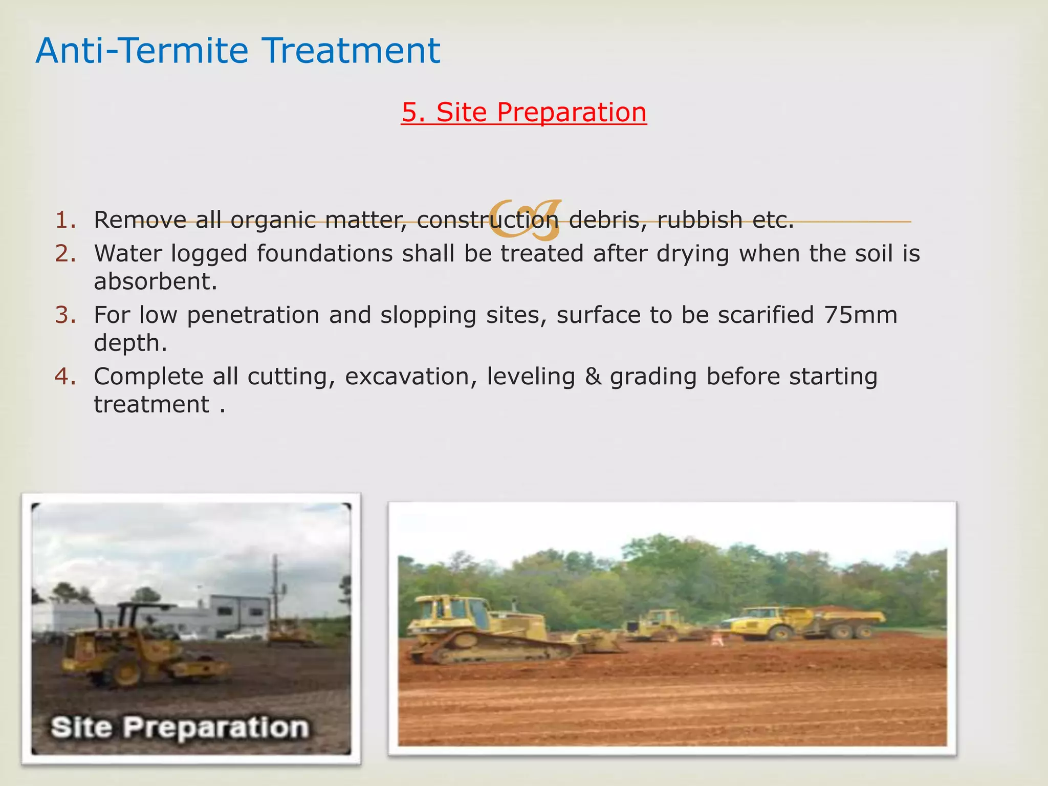 Anti termite treatment | PDF