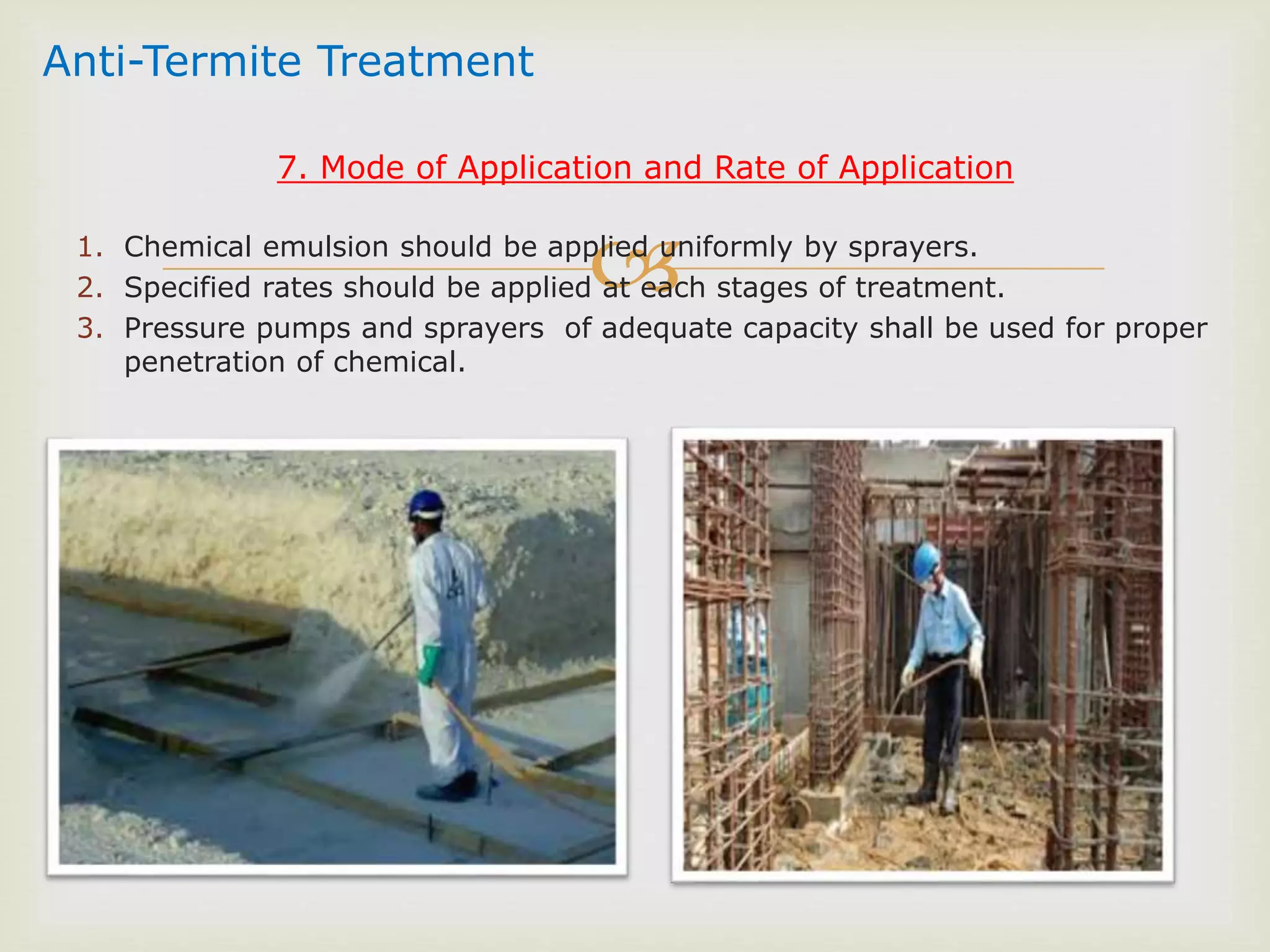 Anti termite treatment | PDF