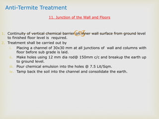 Anti termite treatment | PDF