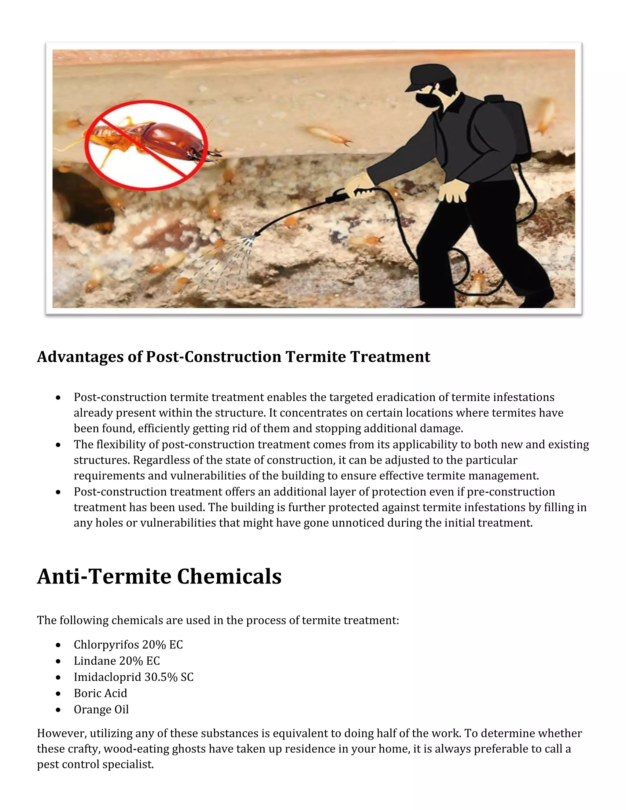 Anti-termite Treatment Procedure | PDF