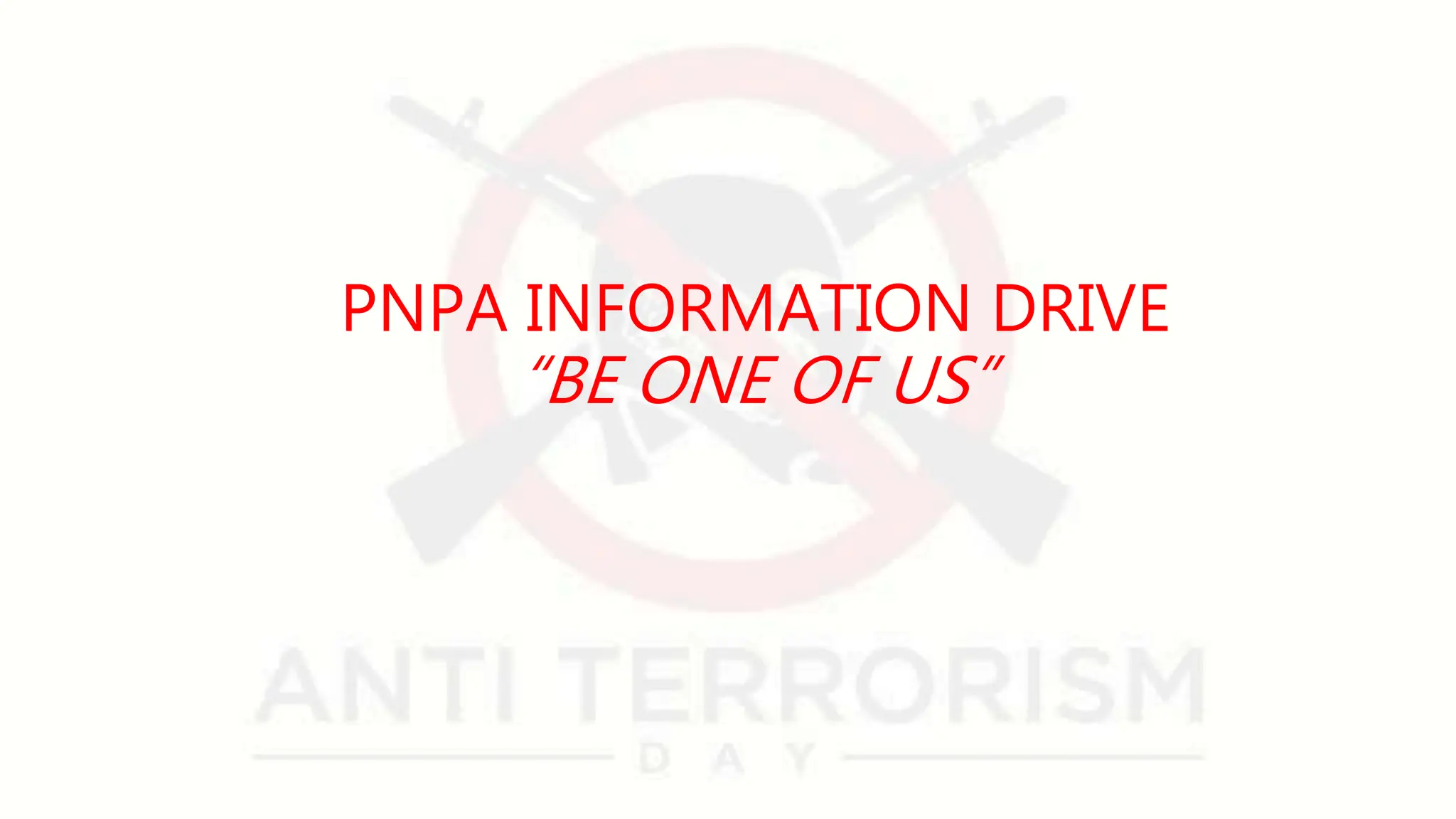 Community Anti-Terrorism Awareness in Philippines | PPTX