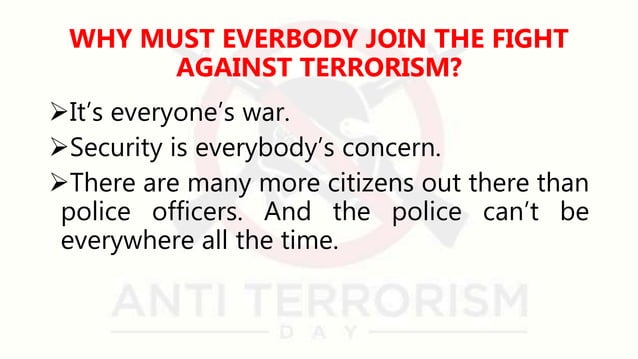 Community Anti-Terrorism Awareness in Philippines | PPTX | Terrorism ...
