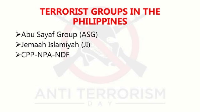 Community Anti-Terrorism Awareness in Philippines | PPTX | Terrorism ...