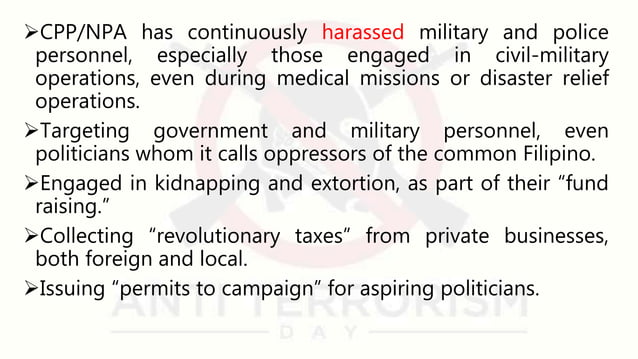 Community Anti-Terrorism Awareness in Philippines | PPTX | Terrorism ...