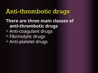 anti-thrombotic agents.ppt,,,,,,,,,,,,,,,,, | PPT