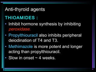 Anti thyroid drugs | PPT