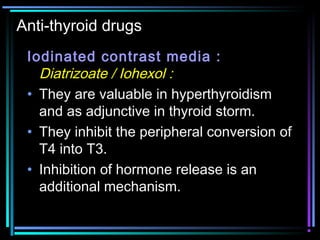 Anti thyroid drugs | PPT