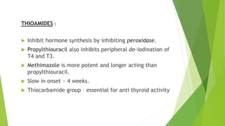 Anti thyroid drugs | PPTX