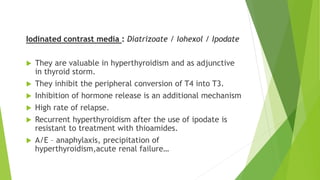 Anti thyroid drugs | PPTX