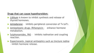 Anti thyroid drugs | PPTX