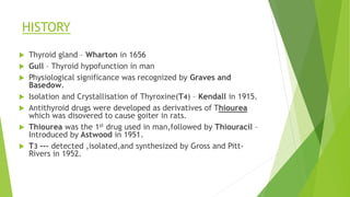 Anti thyroid drugs | PPTX